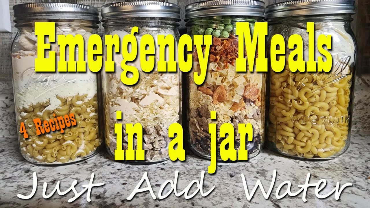 Create 4 Delicious & Nutritious Meals in a Jar for Emergencies ...